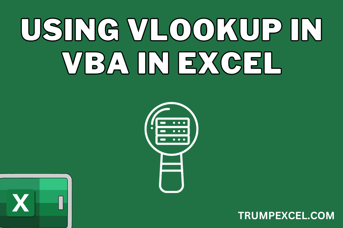 Using VLOOKUP In VBA Examples 