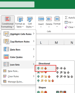 Insert Arrows in Excel (5 Easy Ways)