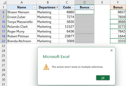 Paste into Filtered Column (Skipping Hidden Cells) in Excel