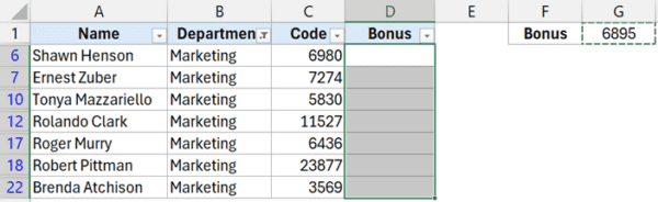 Paste into Filtered Column (Skipping Hidden Cells) in Excel