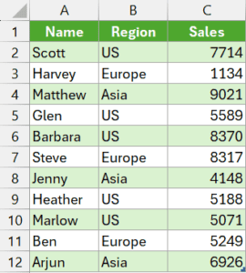 DROP Function in Excel