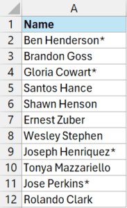 Remove Asterisk (*) in Excel - 3 Easy Ways!