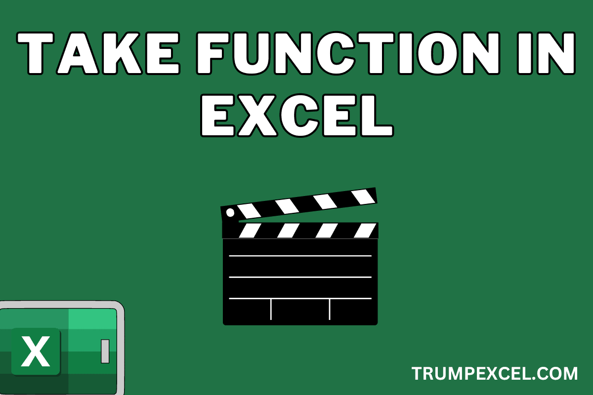 Take Function In Excel Useful Examples