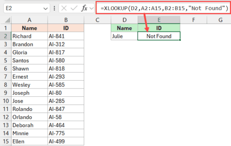 VLOOKUP vs XLOOKUP Function - What's the Difference?