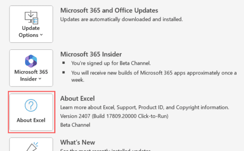 How to Find the Version of Excel You Have?