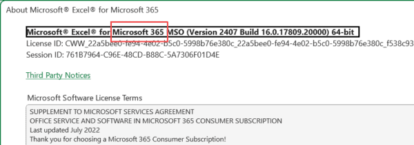 How to Find the Version of Excel You Have?