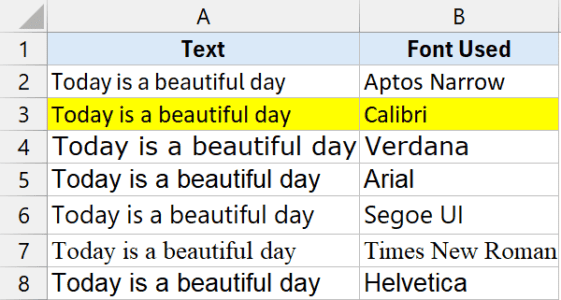 7 Best Fonts for Microsoft Excel