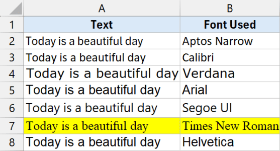 7 Best Fonts for Microsoft Excel