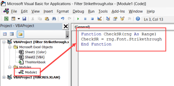 How to Filter Strikethrough in Excel (2 Easy Ways)