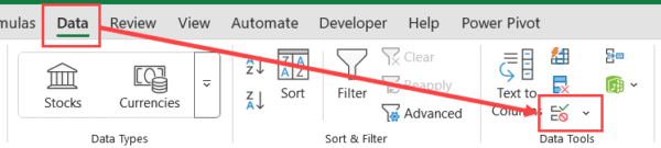 Create Data Validation List from Excel Table as Source