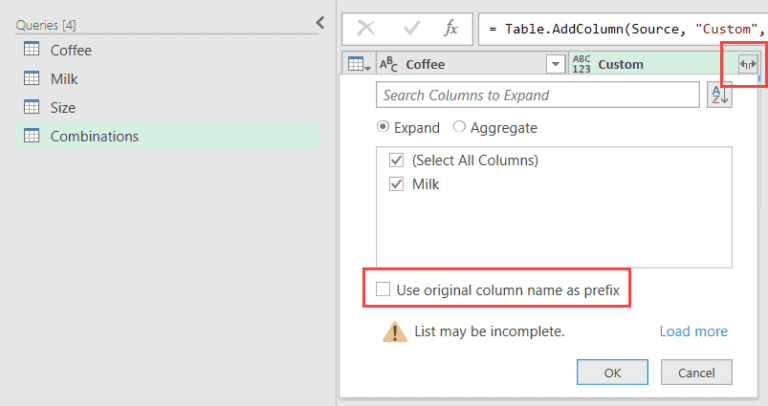 Create All Possible Combinations from Lists in Excel