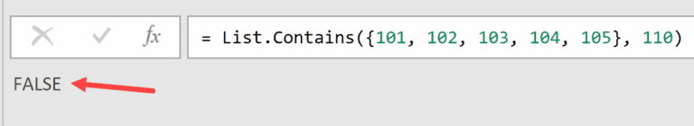 List.Contains Function in Power Query M (9 Examples)