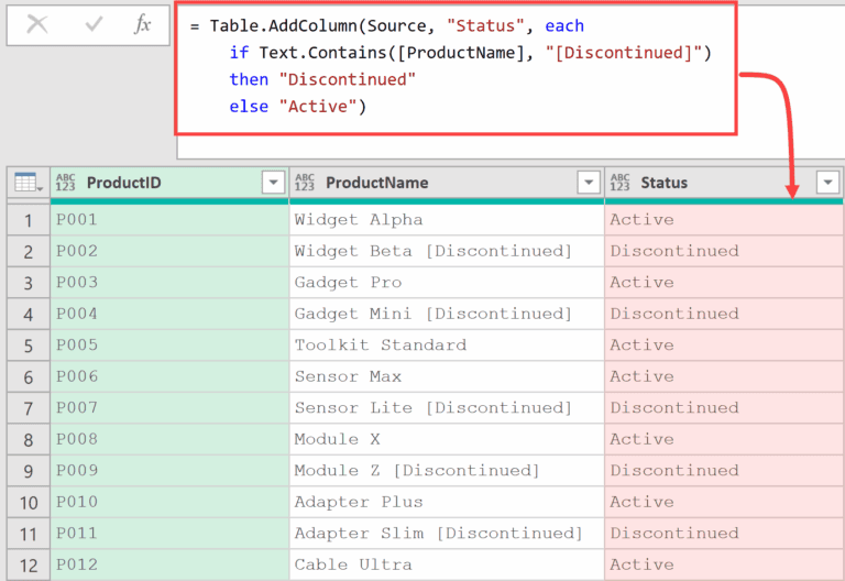 Text.Contains Function in Power Query M (7 Examples)