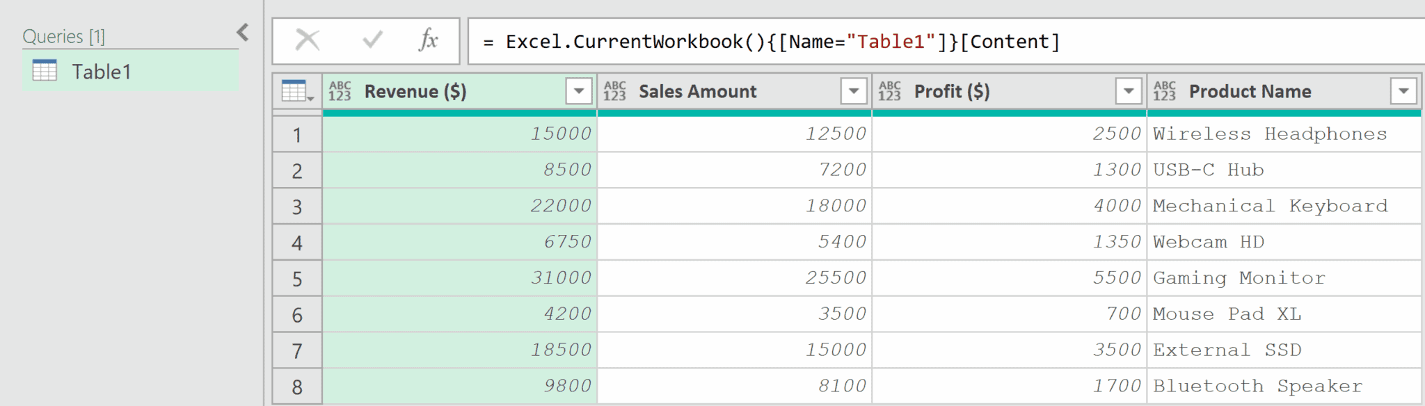 Table.RenameColumns Function in Power Query M (9 Examples)