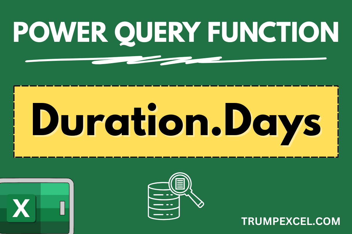 Duration.Days Function in Power Query M (8 Examples)