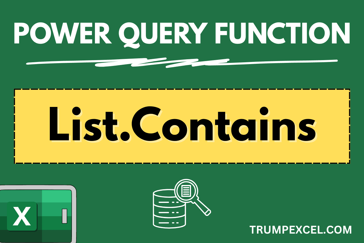 List.Contains Function in Power Query M (9 Examples)