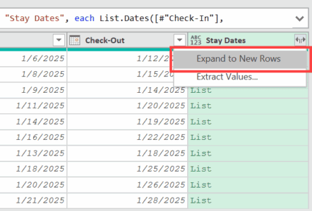List.Dates Function in Power Query M (8 Examples)