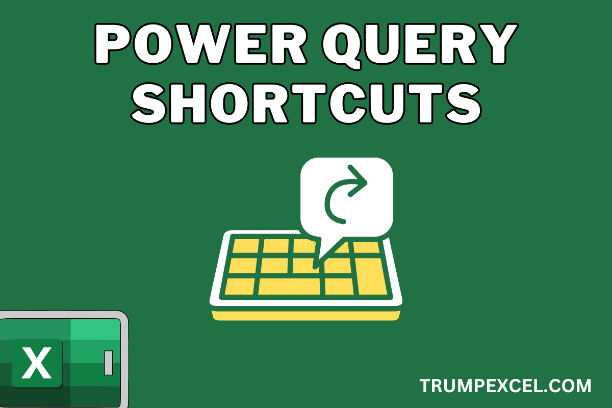 65 Power Query Keyboard Shortcuts (Interface + Advanced Editor)