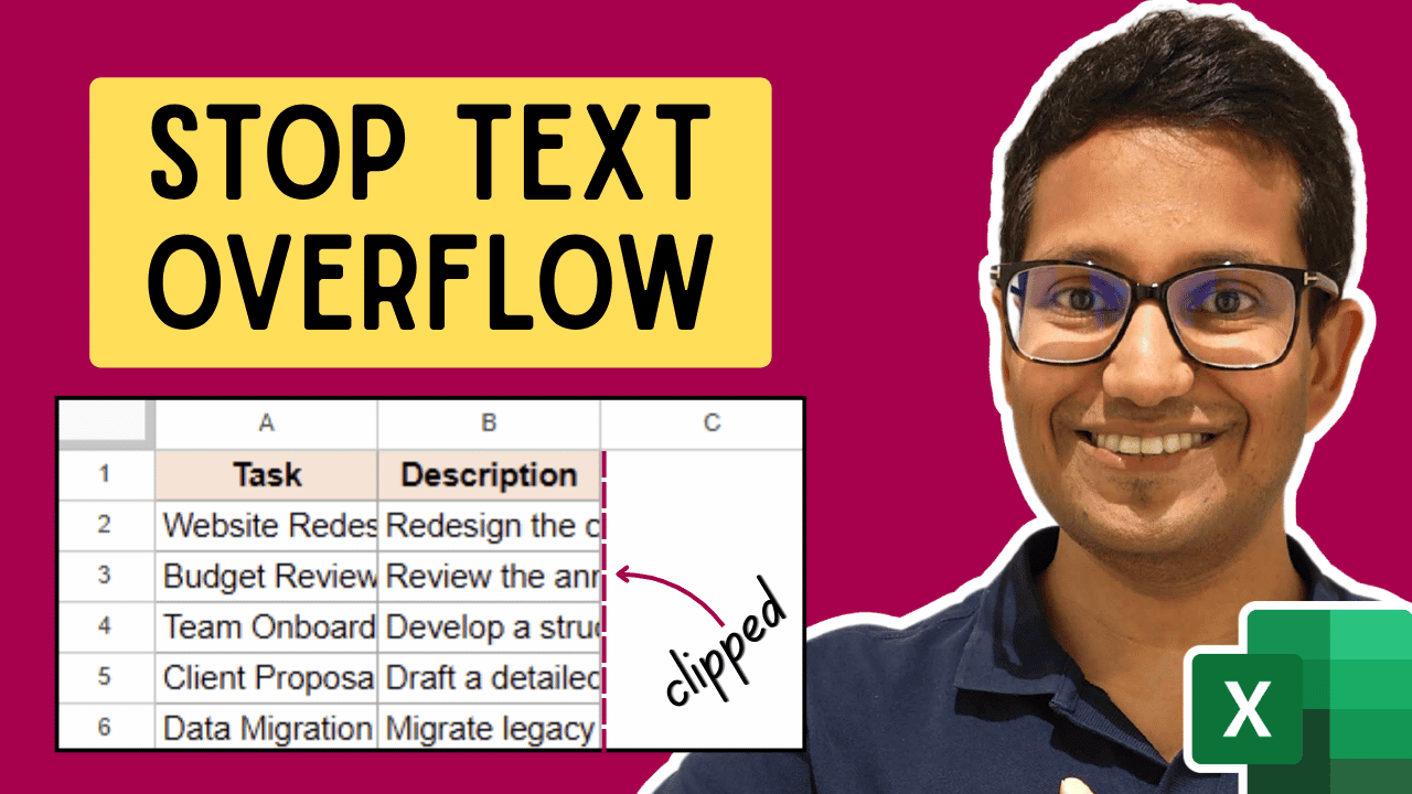 3 Easy Ways to Clip Text in Excel (No Overflow)